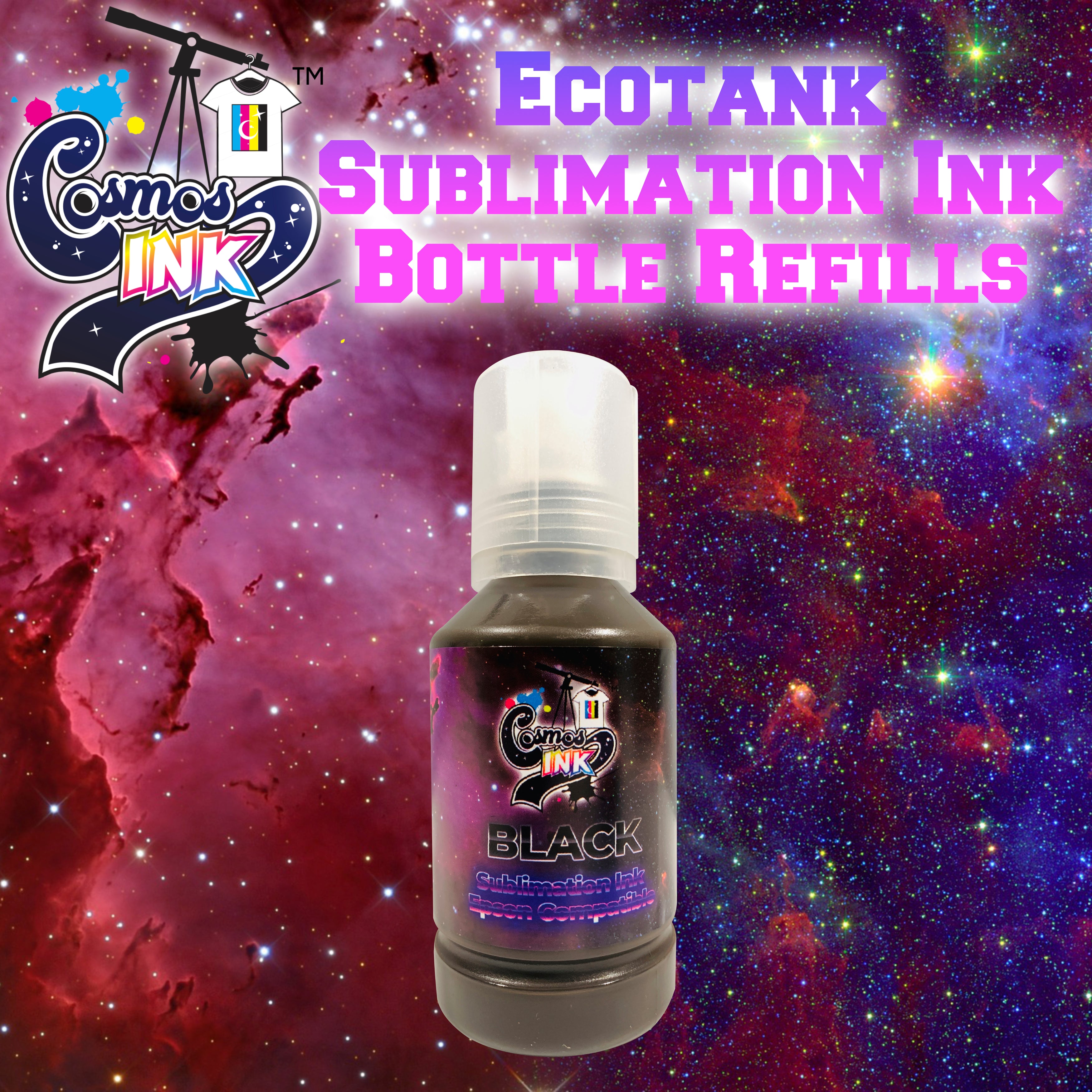Epson EcoTank Printer Sublimation Ink Refills | Cosmos Ink®